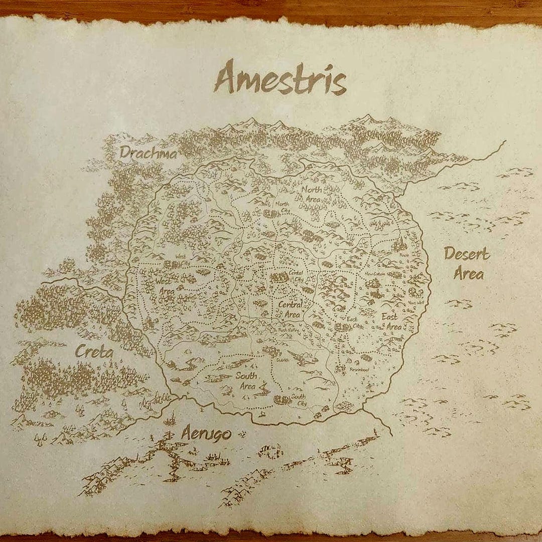 Full Metal Alchemist Map - Etsy