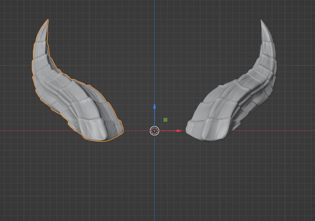 Demon Horns With Headset Attachment Loops for Gaming / Streaming - Etsy