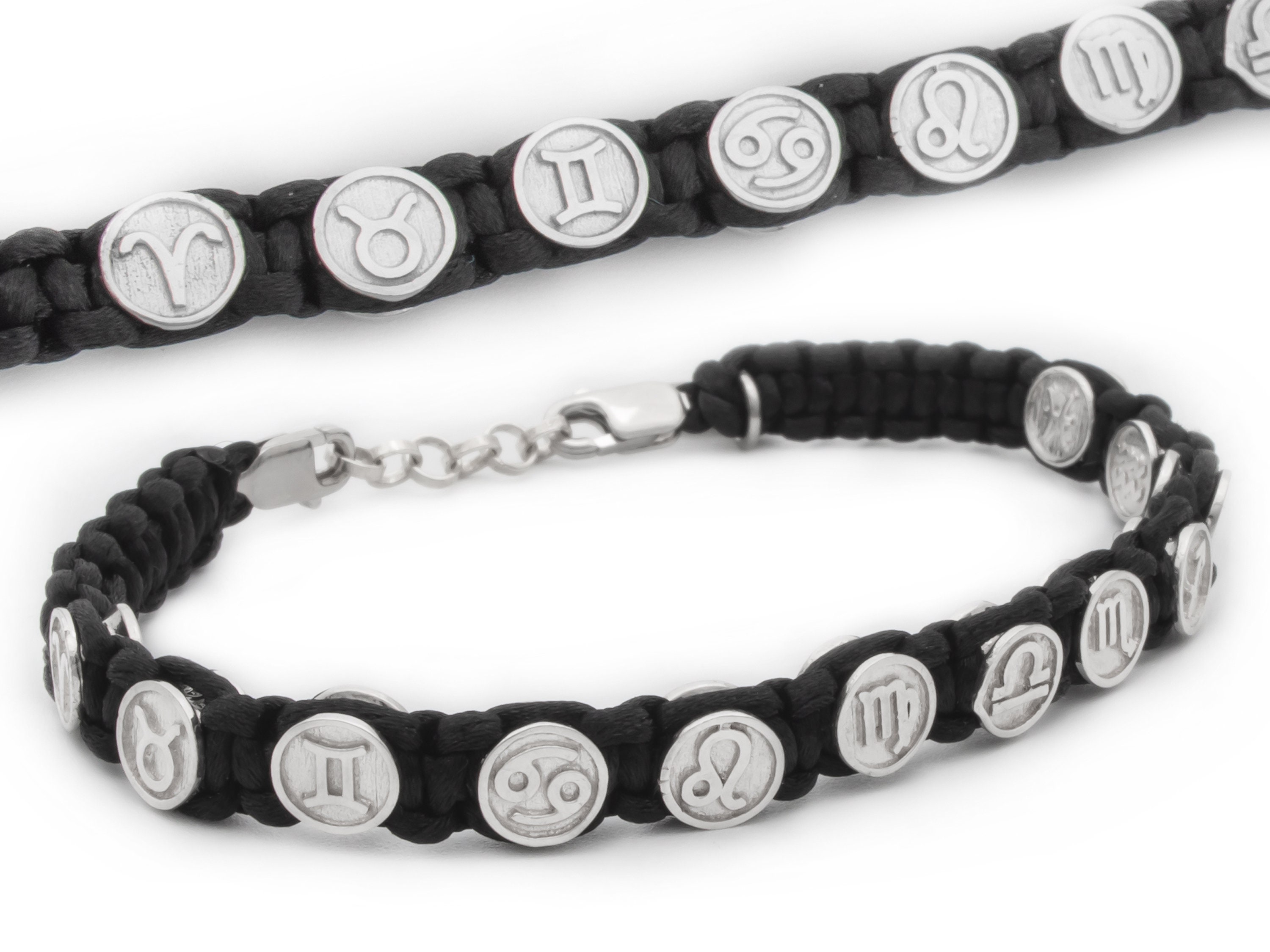 Zodiac Sign Bracelet, Silver Zodiac Sign Charm Jewelry, Horoscope Gift ...