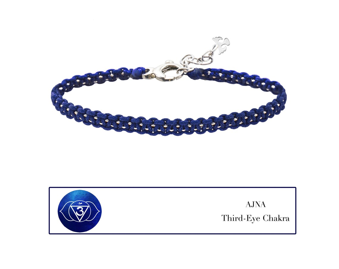 Third Eye Chakra Bracelet Kundalini Yoga Energy Bracelet - Etsy