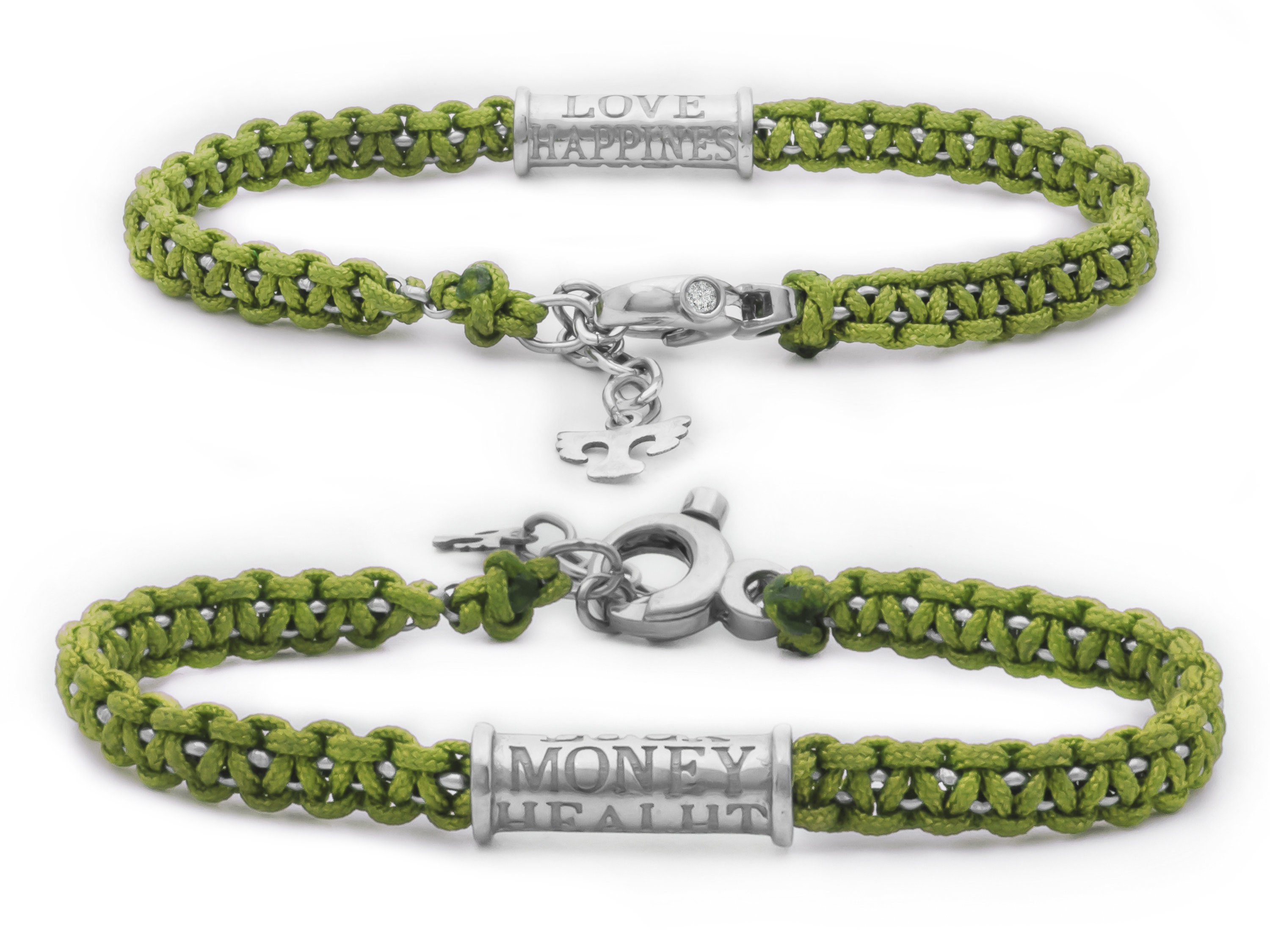 Good Luck Charm Bracelet, Green Wish Bracelet for Balancing Your Heart ...