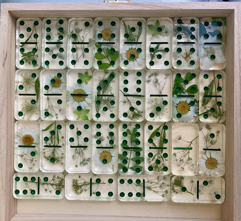 Set de dominó Naturaleza con marcado único | Etsy