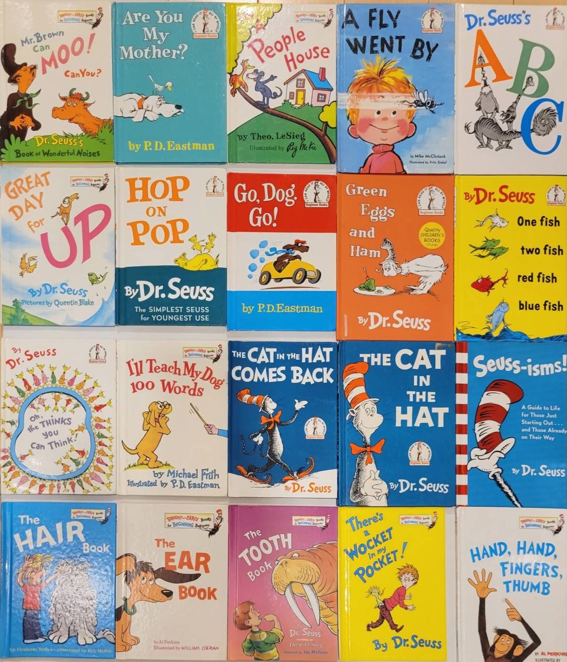 Dr. Seuss / 35 Titles/ Beginner Books / P.D. Eastman / Theo. Lesieg ...