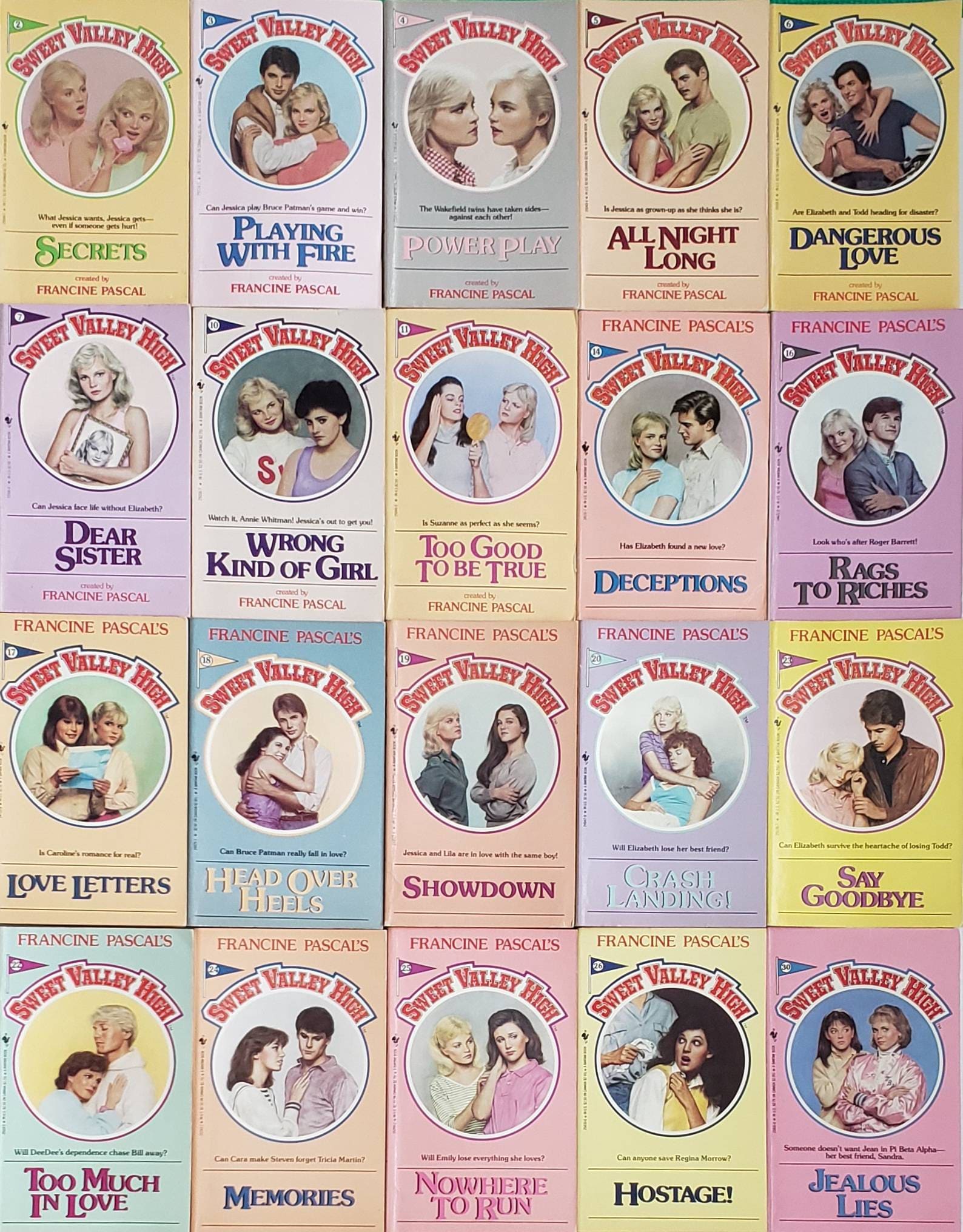 Sweet Valley High / Sweet Valley Twins / Sweet Valley Twins - Etsy Canada