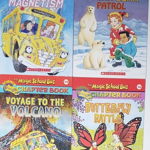 The Magic School Bus Chapter Books by Scholastic/ Vintage Book 1990s ...