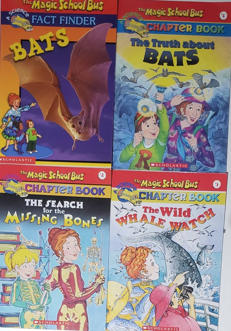 The Magic School Bus Chapter Books by Scholastic/ Vintage Book 1990s ...