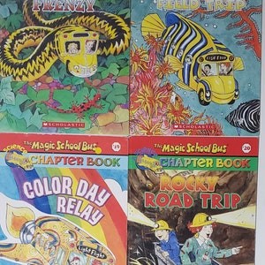 The Magic School Bus Chapter Books by Scholastic/ Vintage Book 1990s ...