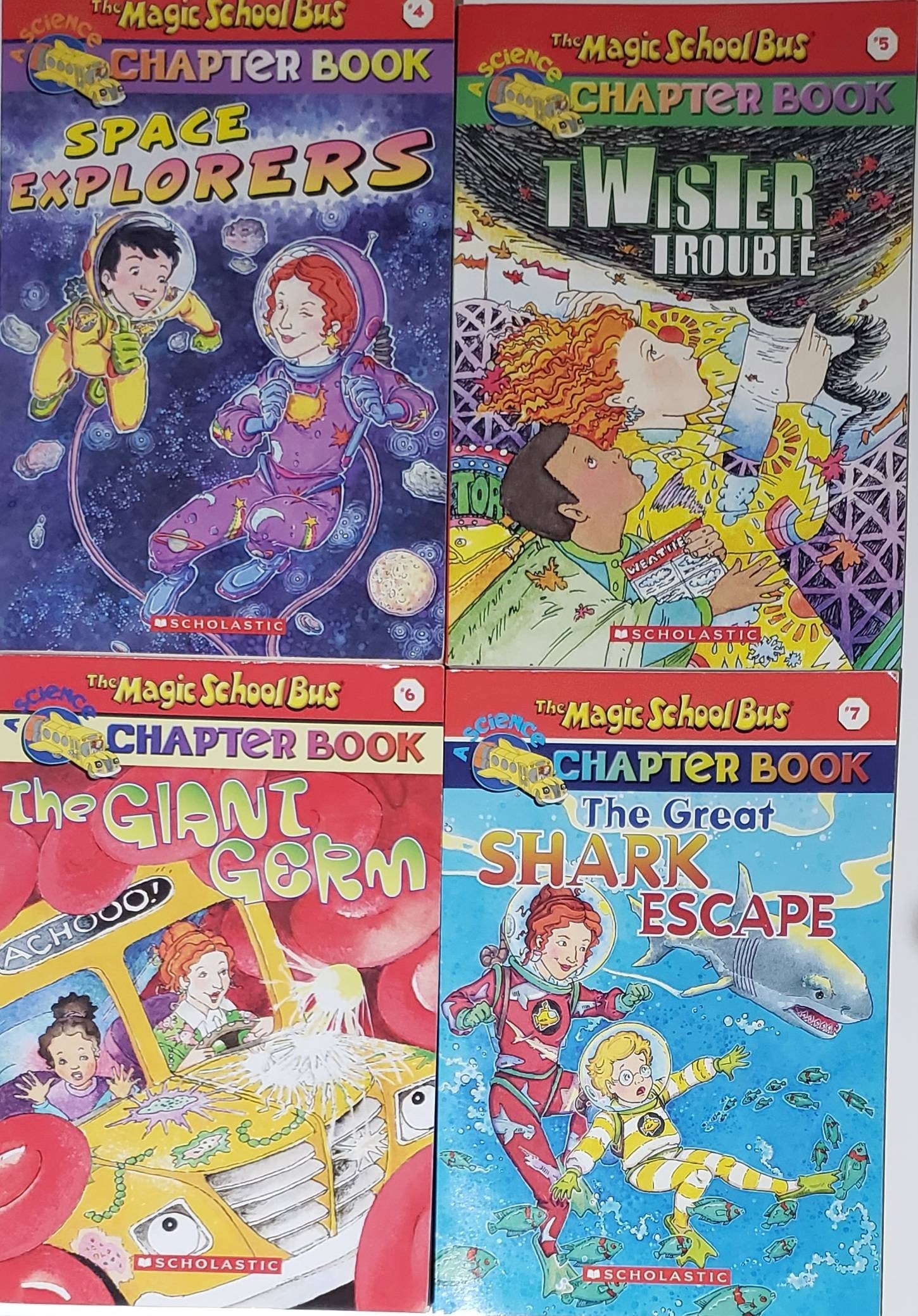 The Magic School Bus Chapter Books by Scholastic/ Vintage Book 1990s ...