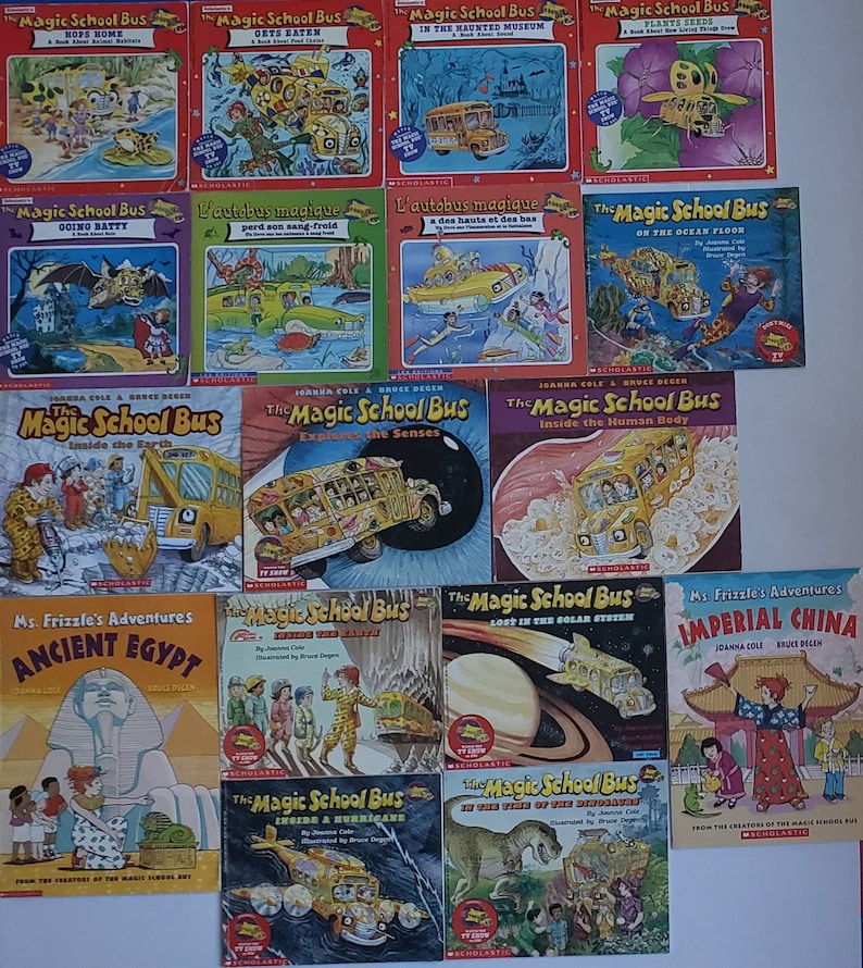 The Magic School Bus Books / Vintage Book 1990s - 2000s / Joanna Cole ...