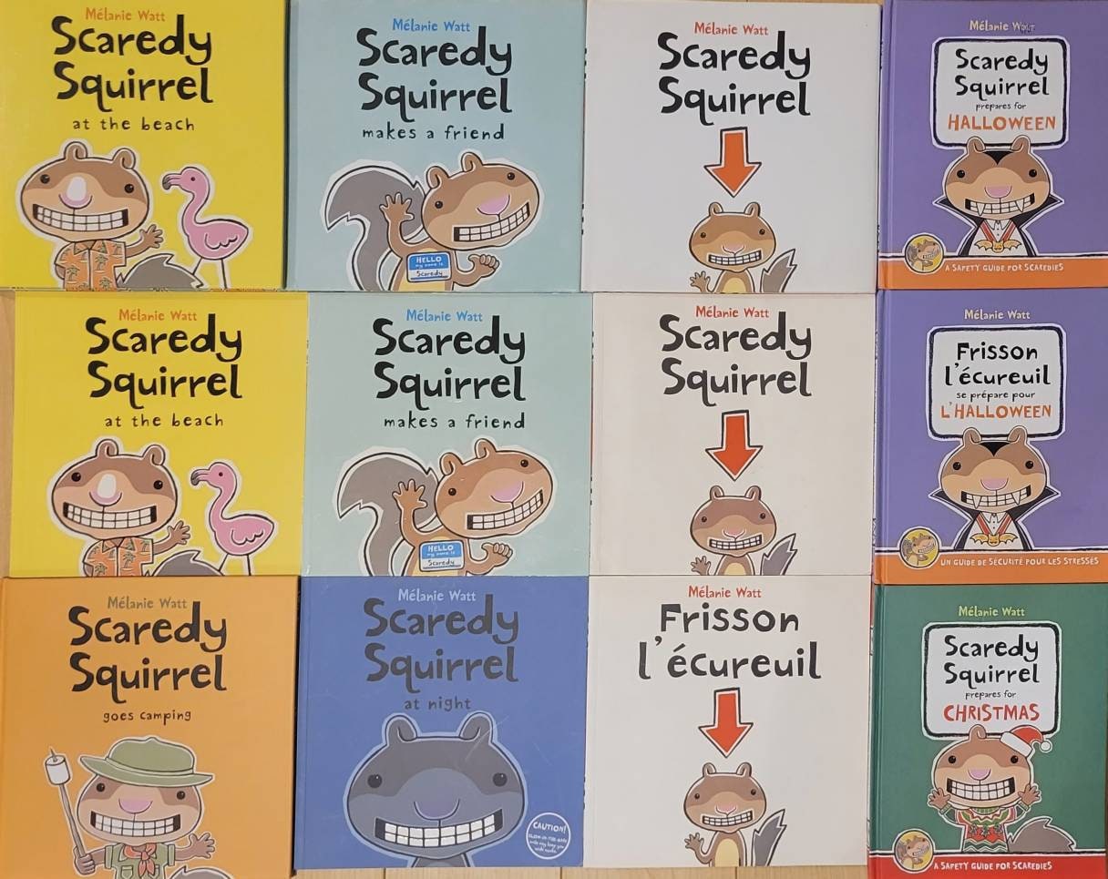 Scaredy Squirrel Book Cover