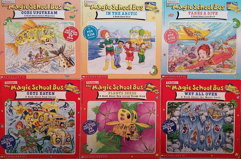 The Magic School Bus Books / Vintage Book 1990s - 2000s / Joanna Cole ...