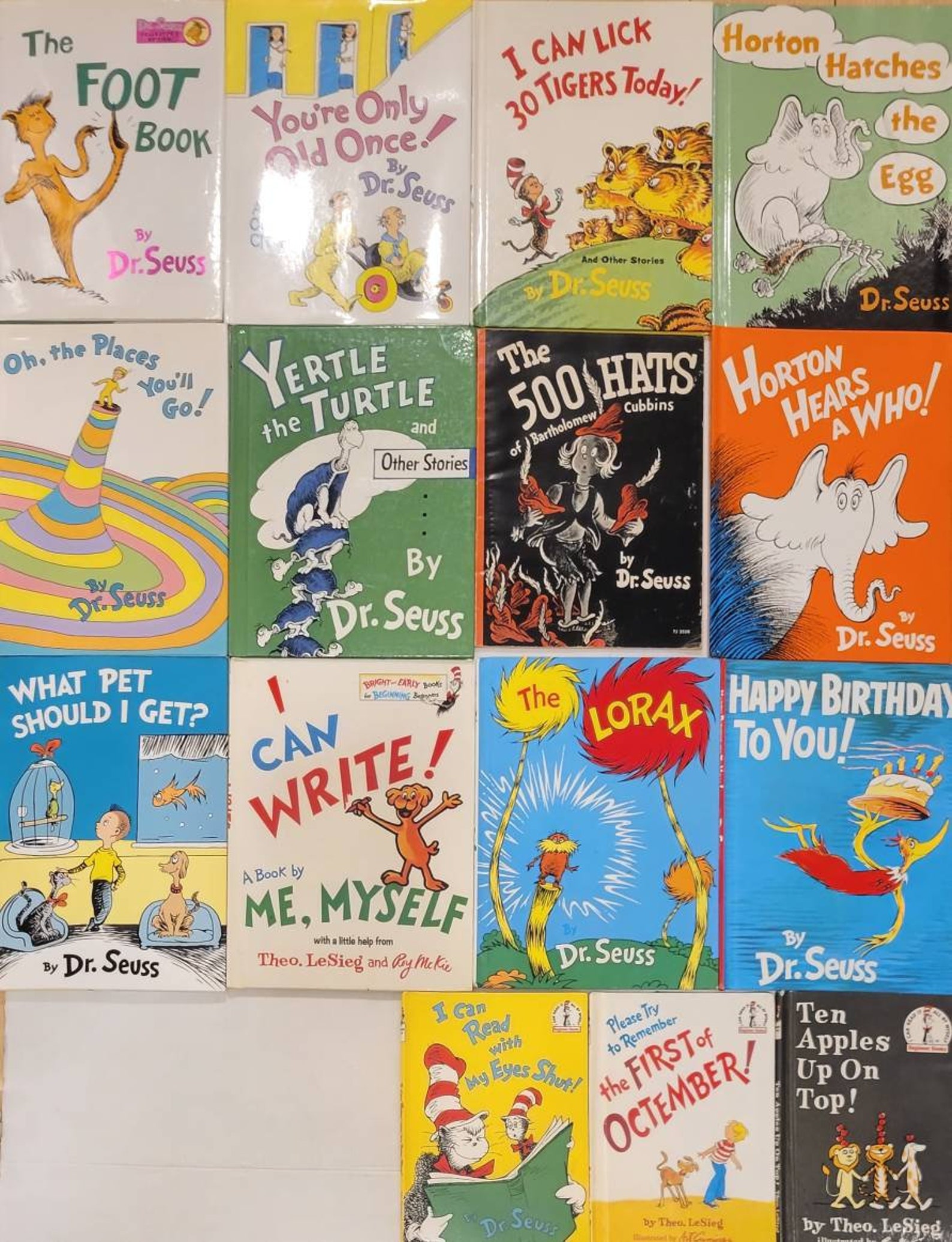 Dr. Seuss / 35 Titles/ Beginner Books / P.D. Eastman / Theo. Lesieg ...