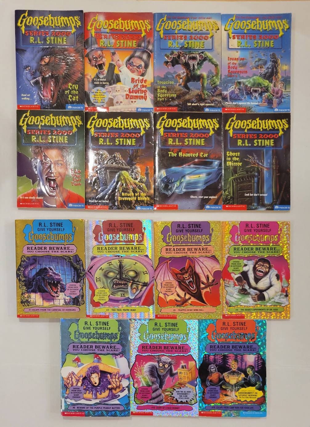 Goosebumps Series 2000 / Goosebumps Give Yourself / R.L. Stine ...
