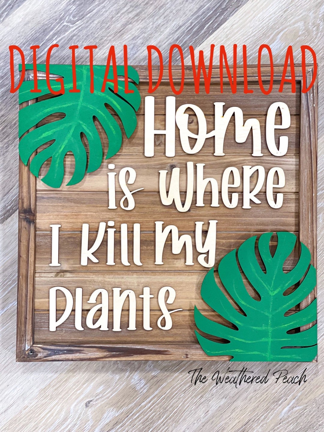 Home is Where I Kill My Plants Svg Digital Download File Plant Mom ...