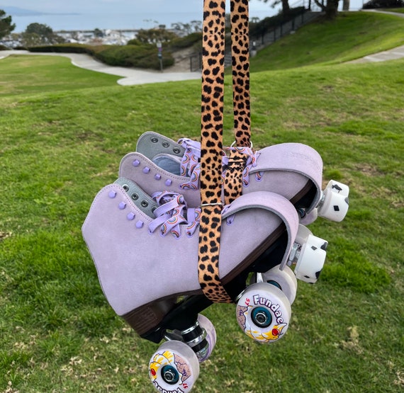 Leopard Print Adjustable Roller Skate Leash / Animal Print - Etsy