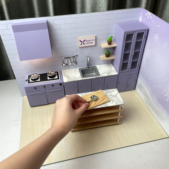 Custom Miniature Cooking Kitchen Set With Real Working Stove Etsy