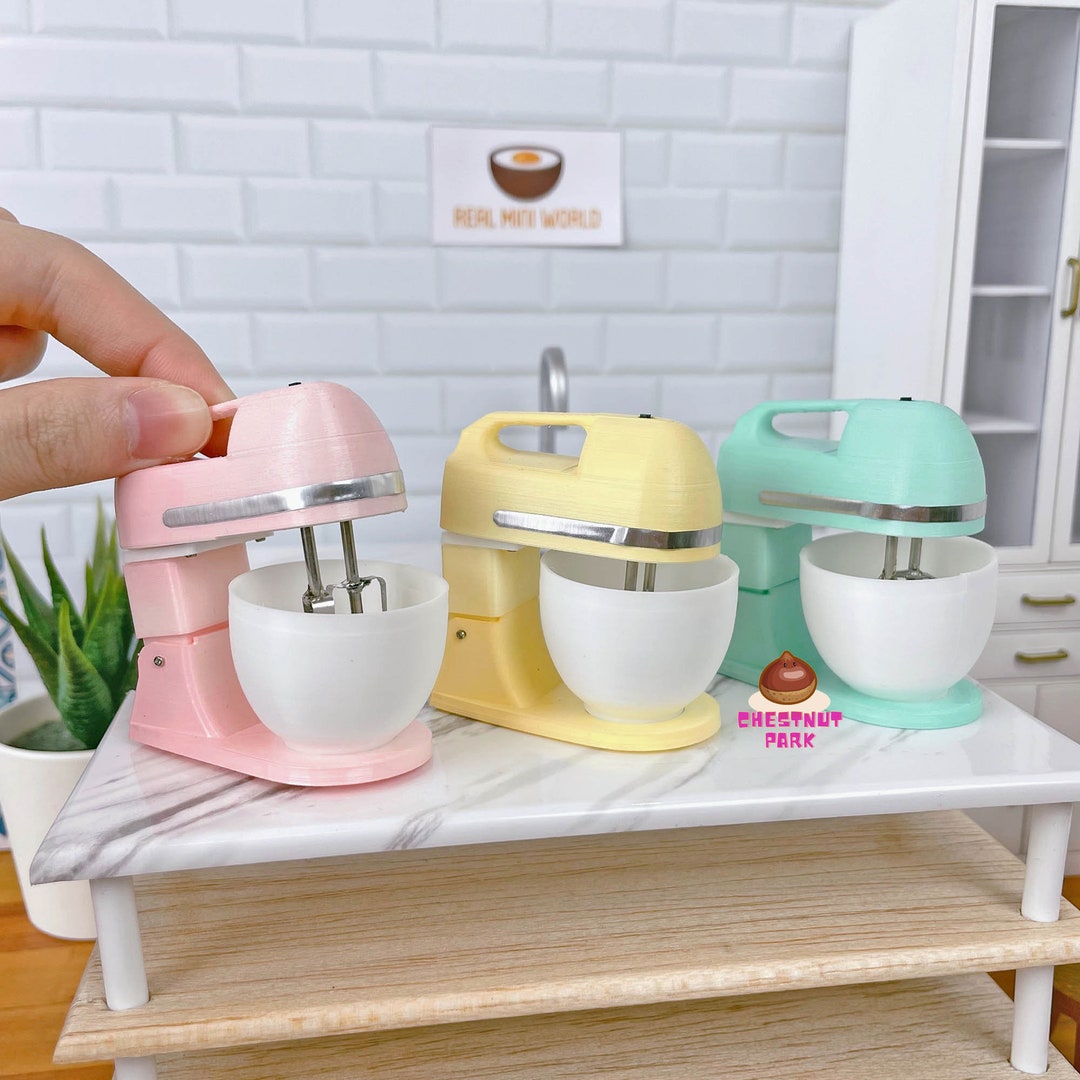 Miniature REAL Working Mixer 2in1 Hand and Stand Mixer in Pastel ...