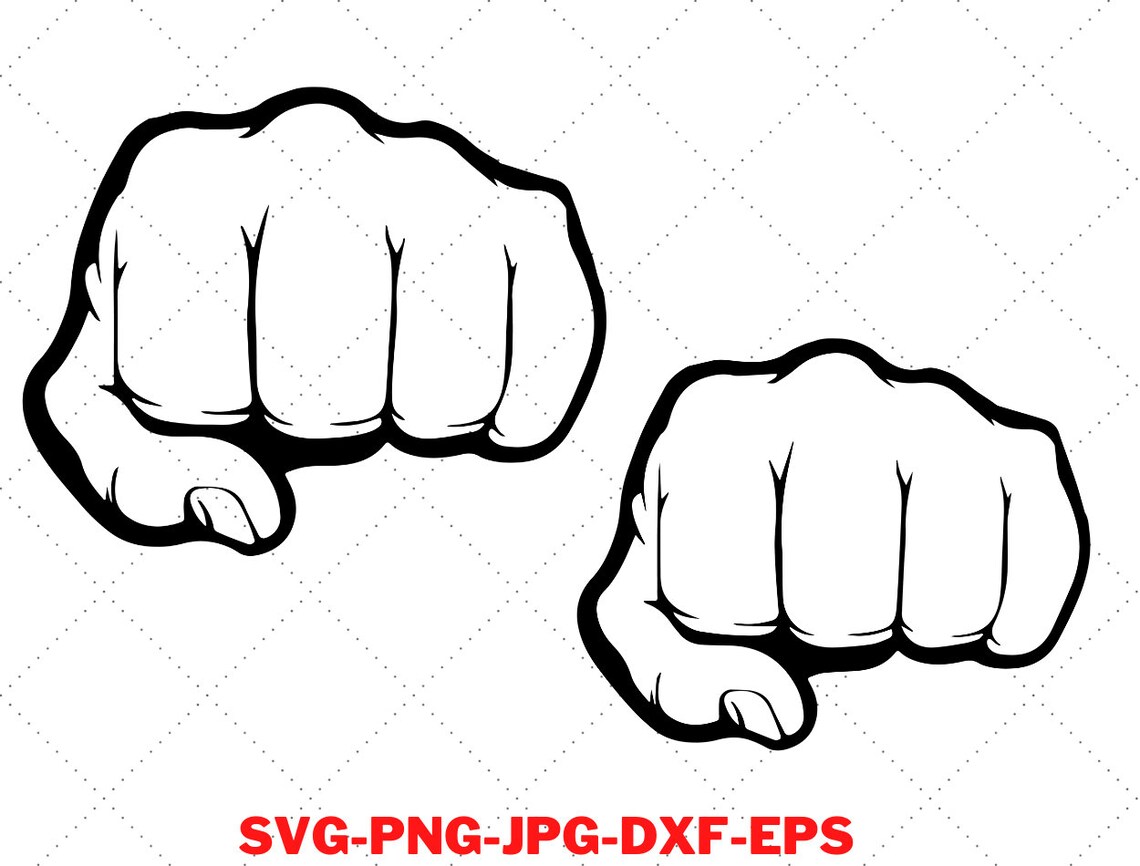 Fist Bump SVG Fist Bump Svg punch SVG Clip Art Image - Etsy
