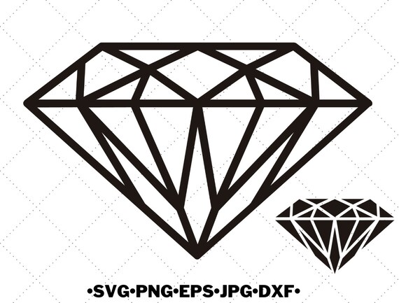 Diamond SVG Diamond Clipart Diamond Logo Clipart Svg Cut - Etsy Israel