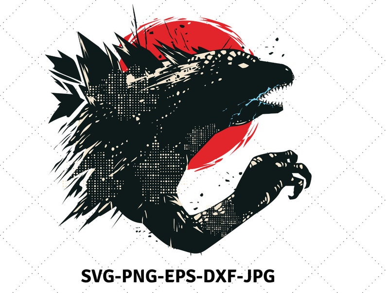 Monster Godzilla SVG Godzilla SVG Svg Cutting File - Etsy Ireland