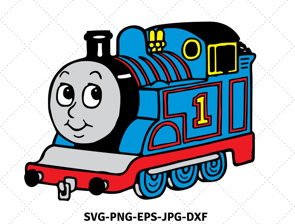 Cute Train Engine Clip Art