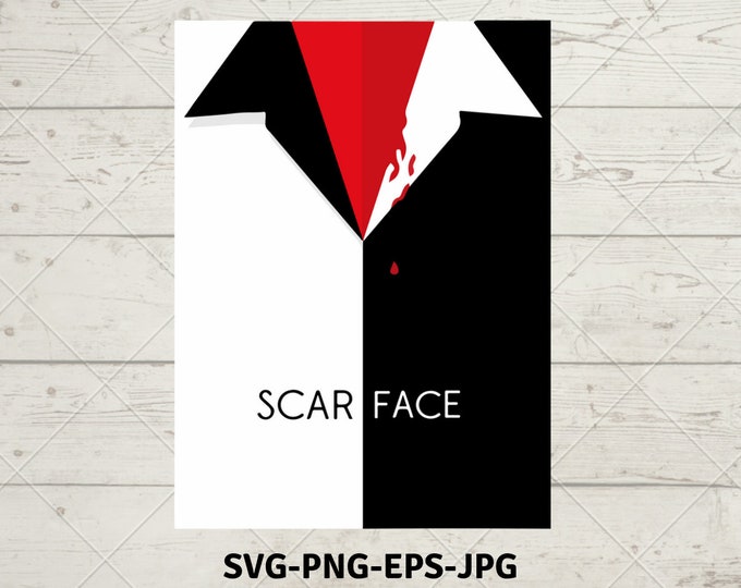 Scarface SVG Scarface Poster SVG Tonmontana Cut File Digital File Svg ...