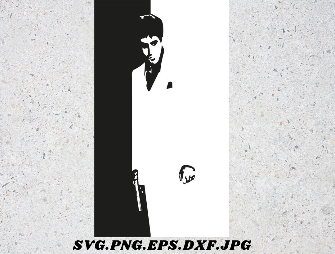 Scarface Poster SVG Tonmontana Scarface SVG Cut File Digital File Svg ...