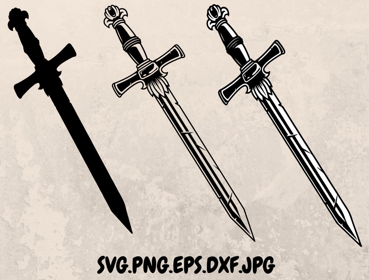 Warrior Swords Clip Art