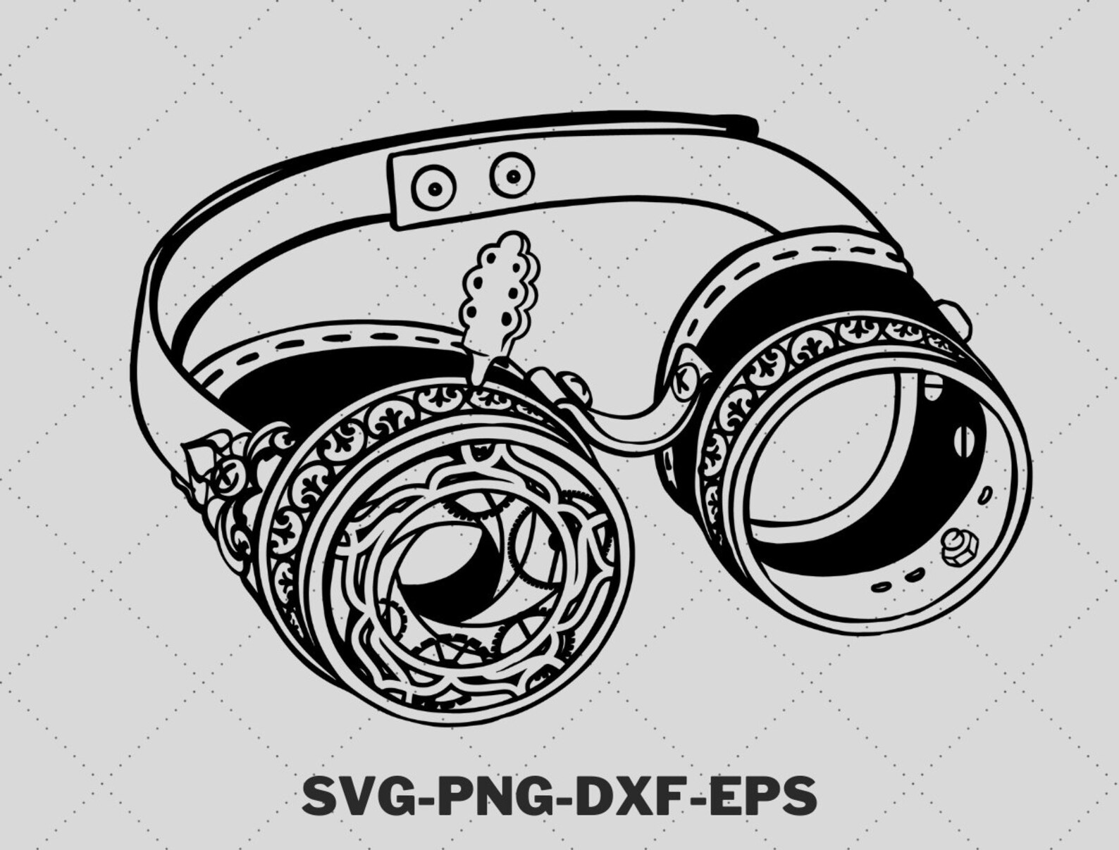 Steampunk Googles Svg Steampunk Svg Cutting File clip Art - Etsy