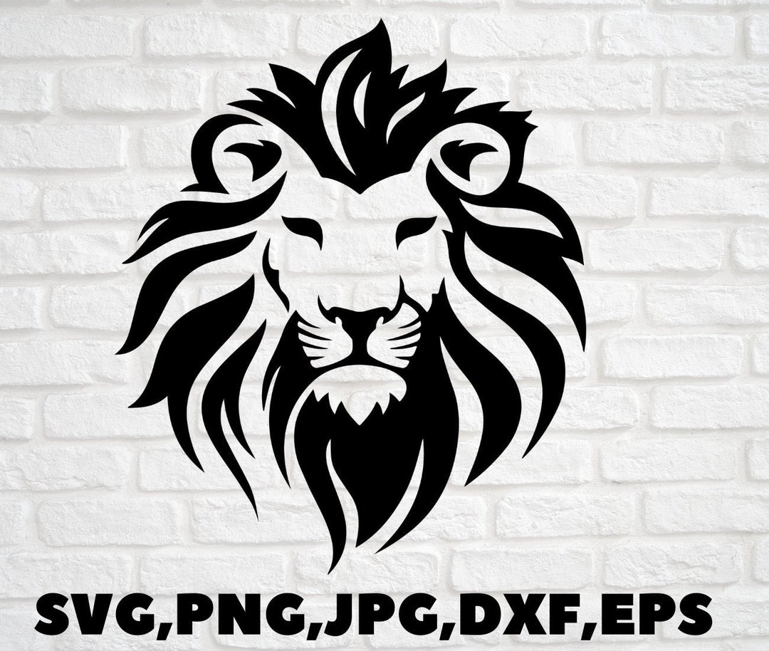 Lion SVG, Lion Svg File for Cricut, Lion Svg Designs, Lion Svg Cut File ...
