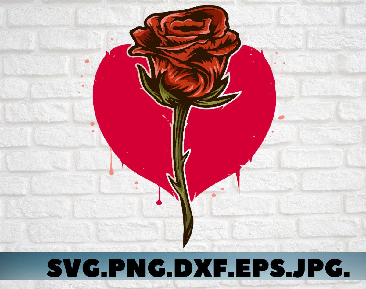 Rose SVG Flowers SVG Rose Bundle SVG Black Rose Vector | Etsy