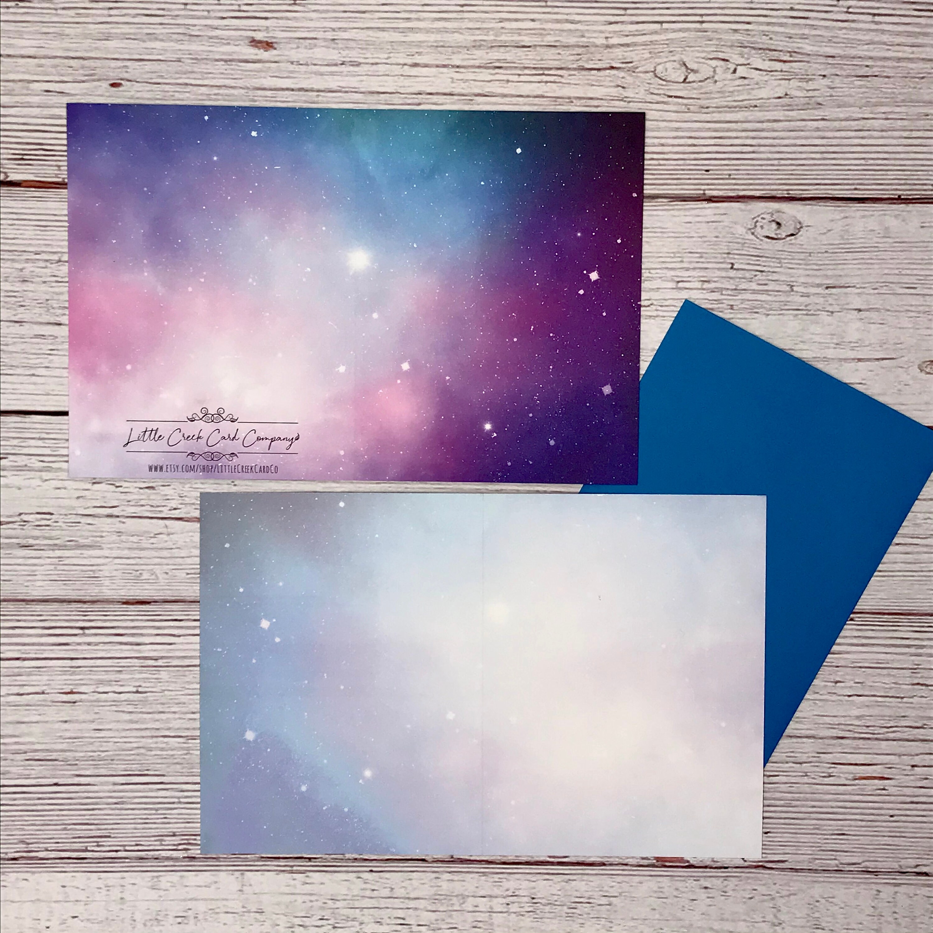 Outer Space Galaxy Nebula 1 12 note card gift pack | Etsy