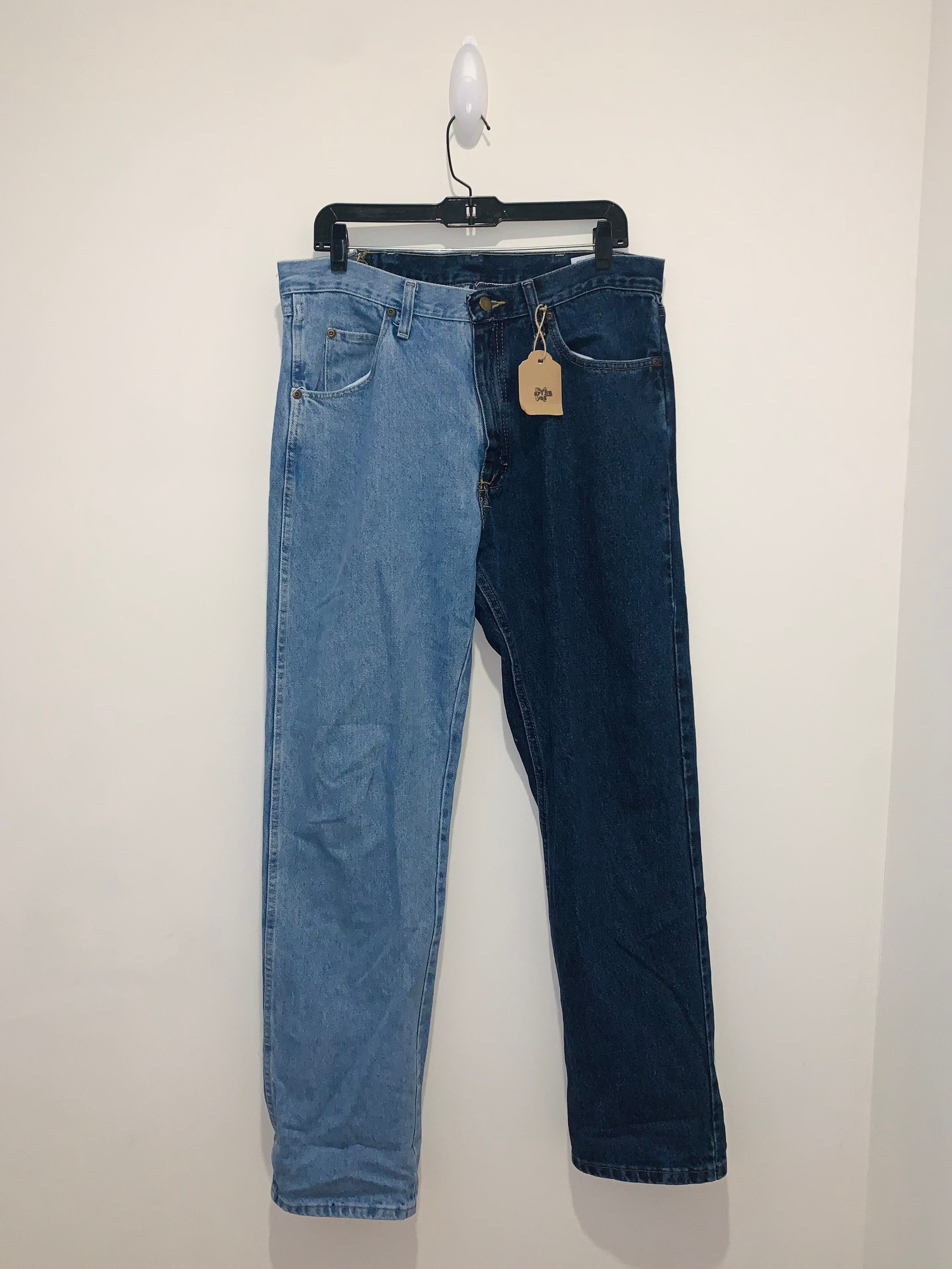 Two-tone Wrangler Jeans - Etsy