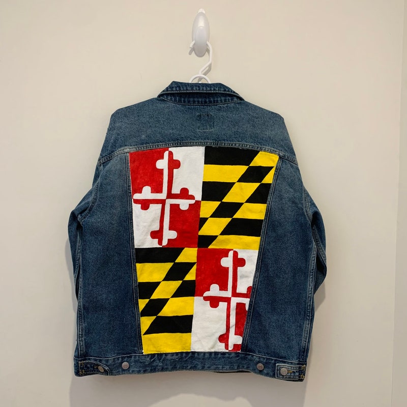 College Jean Jacket - Etsy