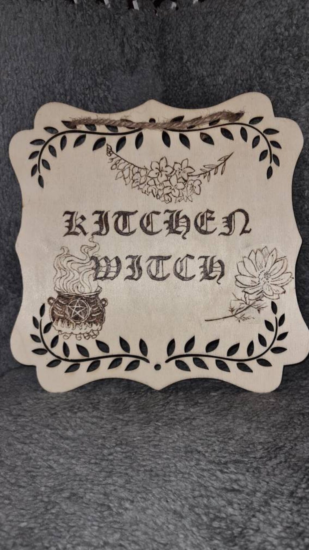 Kitchen Witch Sign - Etsy