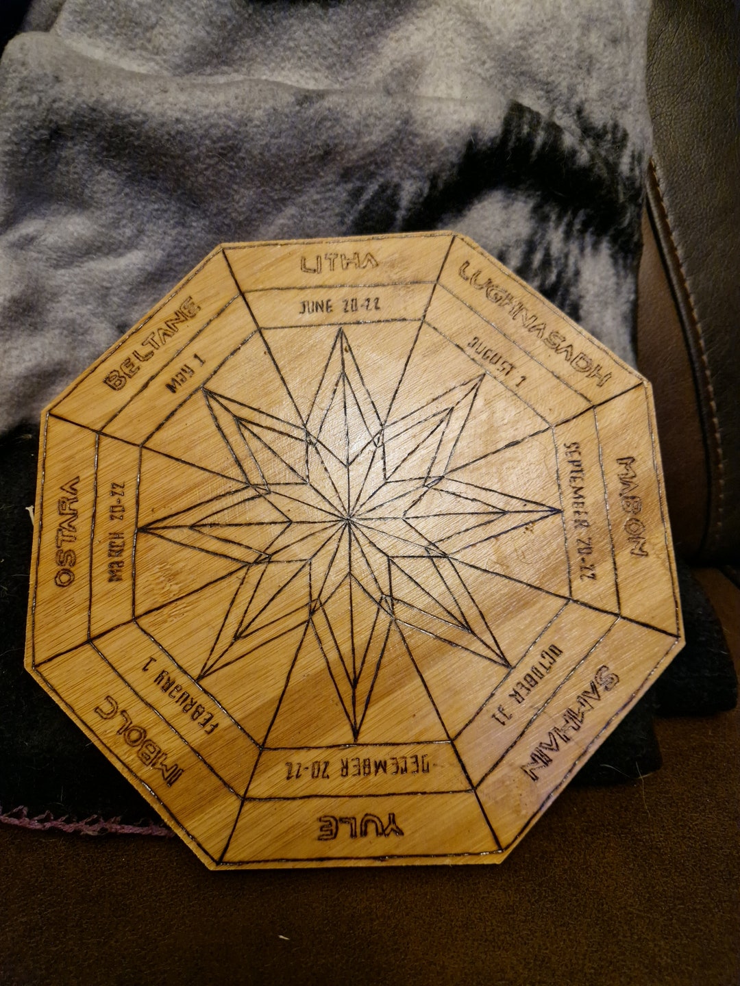 Octagonal Sabbat Wheel of the Year - Etsy
