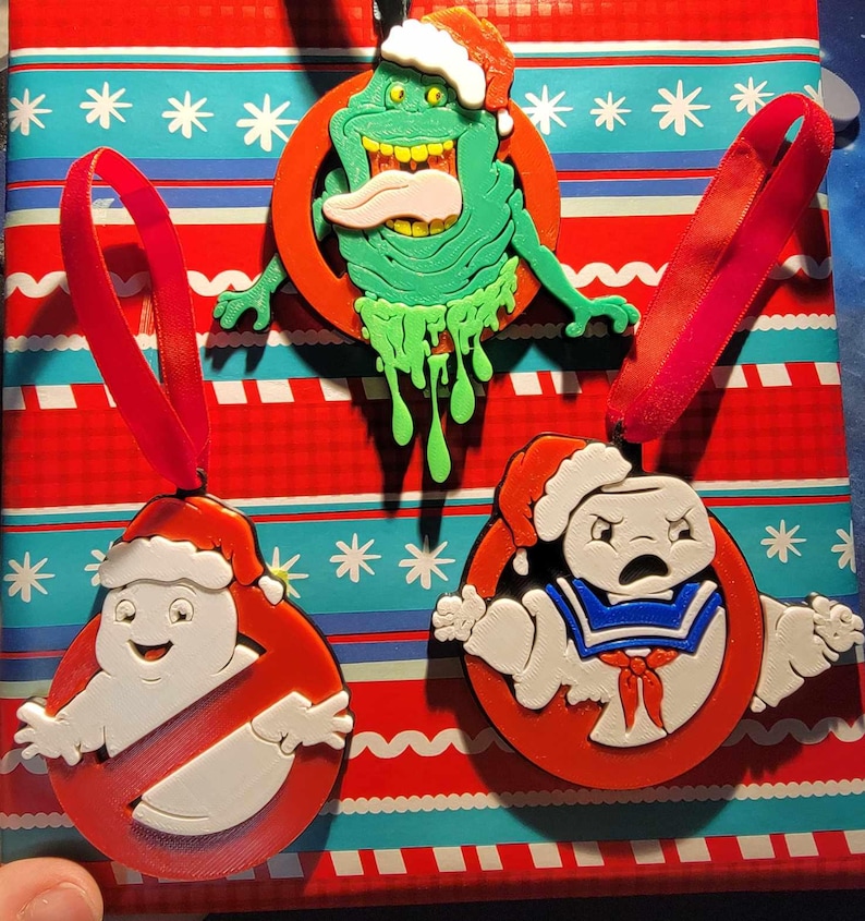 Ghostbusters Christmas Ornaments - Etsy UK