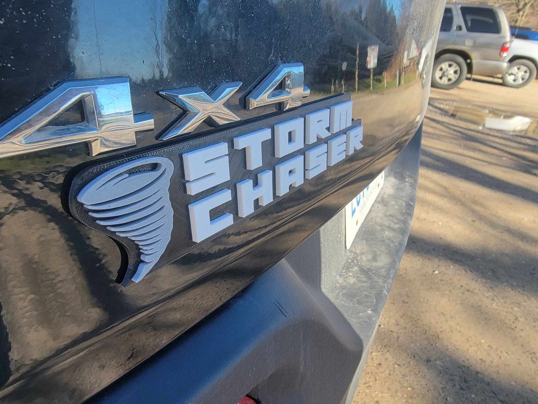 Storm Chaser Car Badge 3D - Etsy