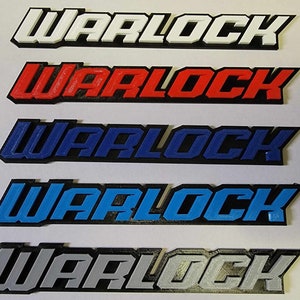 Ram 1500 Warlock Tailgate Badge - Etsy