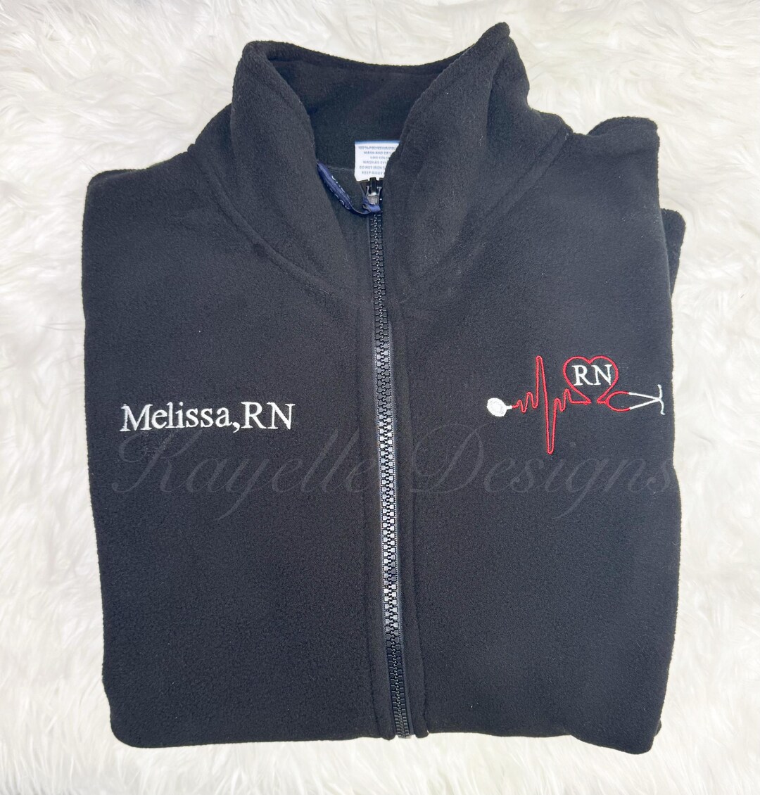 Embroidered Medical Jacket | Embroidered Nurse Jacket | Custom Medical ...
