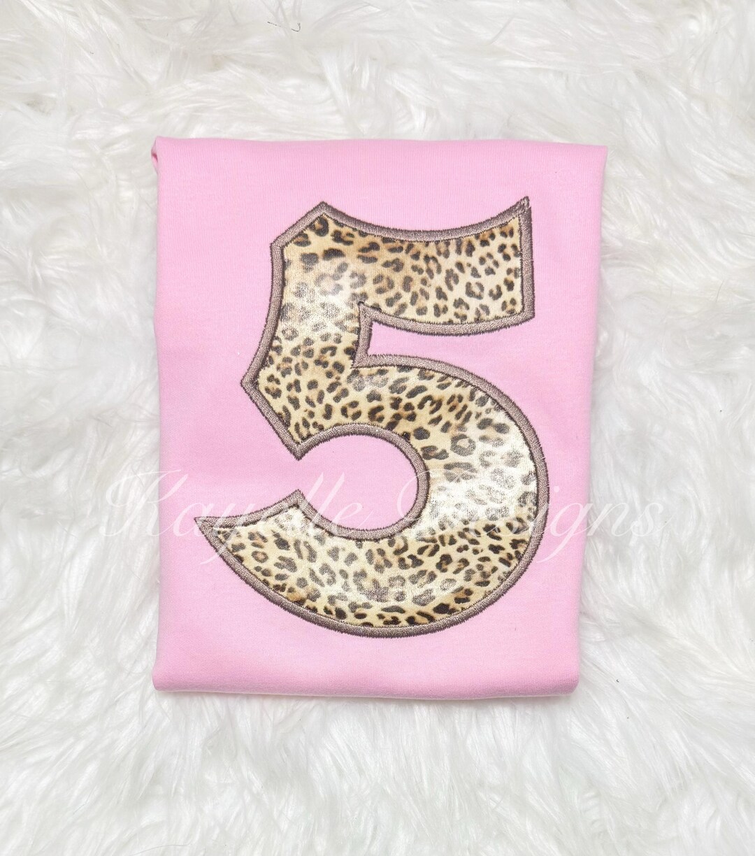 Girls Personalised Cheetah Birthday Number T-shirt | Birthday ...