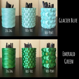 1.6mm Thick | Discontinued Filament | Solid Silk Pencil Cups | Unique ...