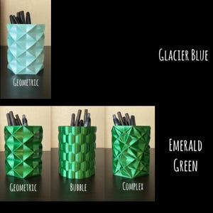 1.6mm Thick | Discontinued Filament | Solid Silk Pencil Cups | Unique ...