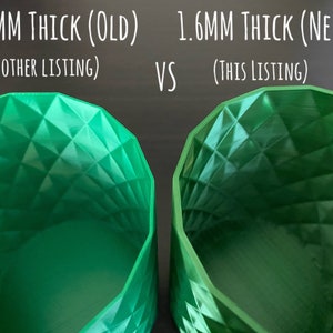 1.6mm Thick | Discontinued Filament | Solid Silk Pencil Cups | Unique ...