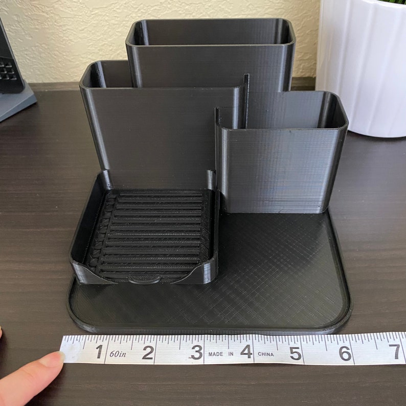 Desk Organizer Multi Section Pencil Holder 3D Printed - Etsy