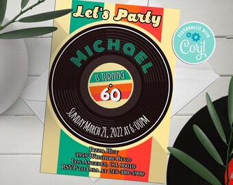 Vinyl Invitation | Etsy