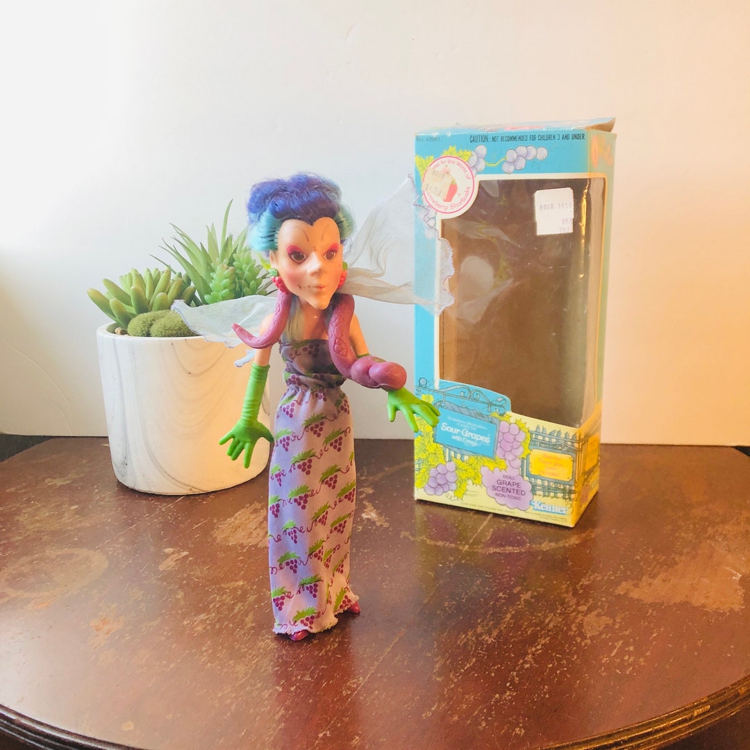 Sour Grapes With Dreg Pet in Box Strawberry Shortcake Doll Friends ...