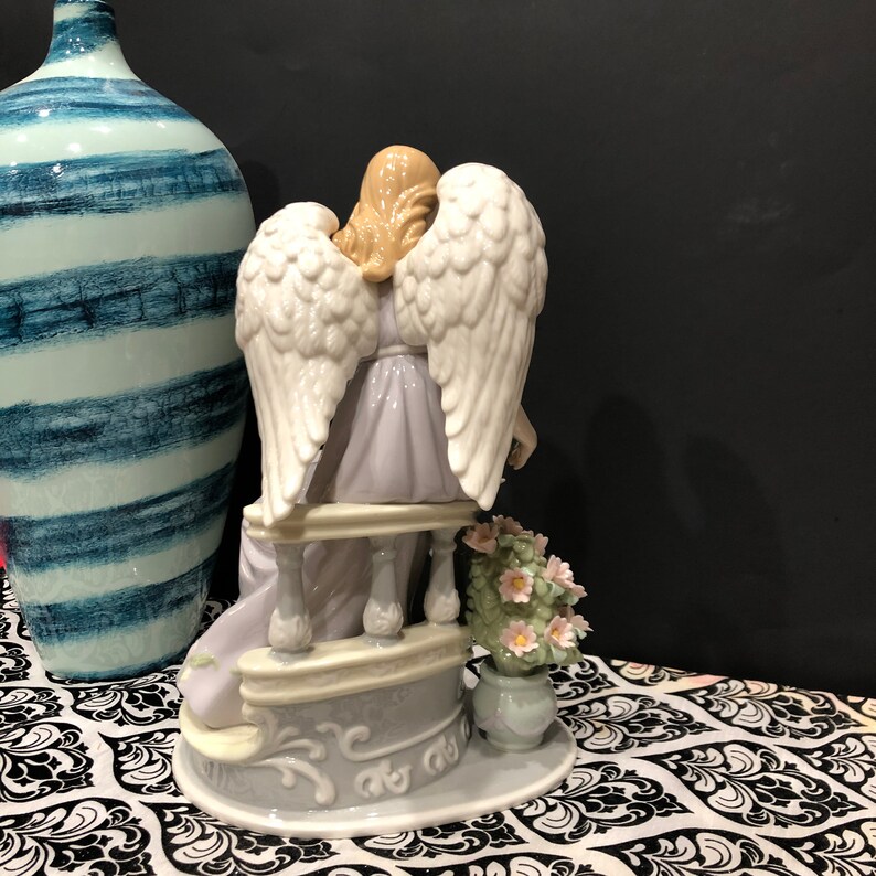 Large Members Mark Guardian Porcelain Angel Figurine 11 Tall - Etsy