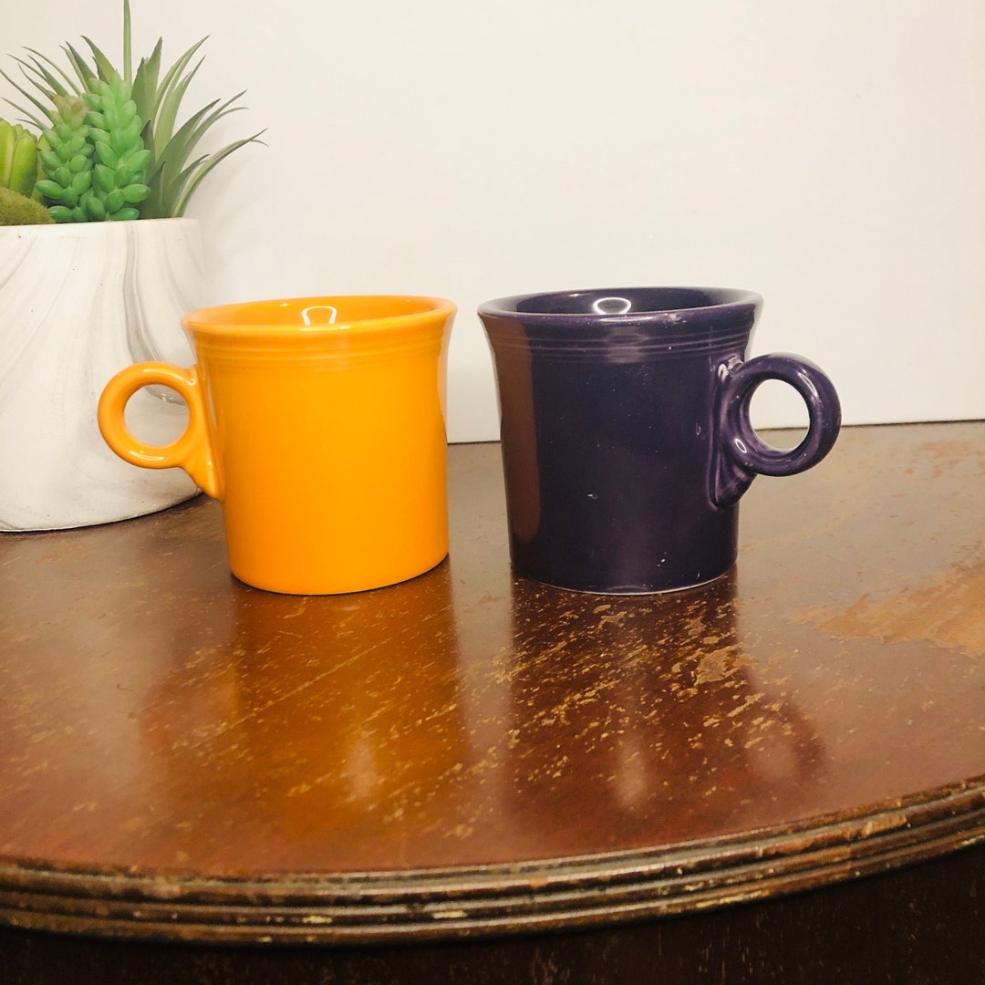 Fiestaware Coffee Mugs, Fiestaware Cups, Orange Fiestaware, Purple ...