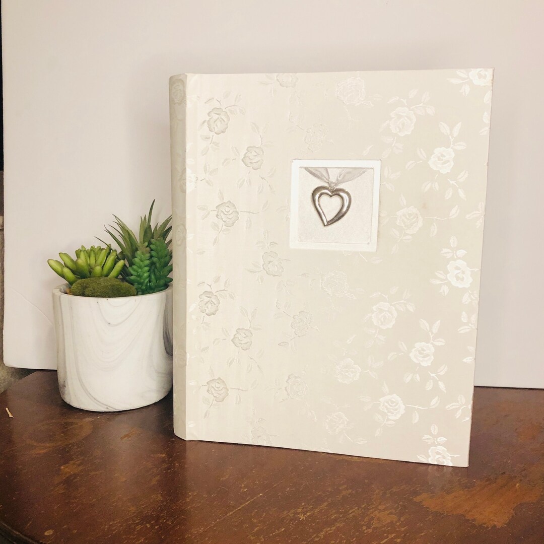 Vintage 1990s Floral Wedding Photo Album 90s Memory Book Romantic ...